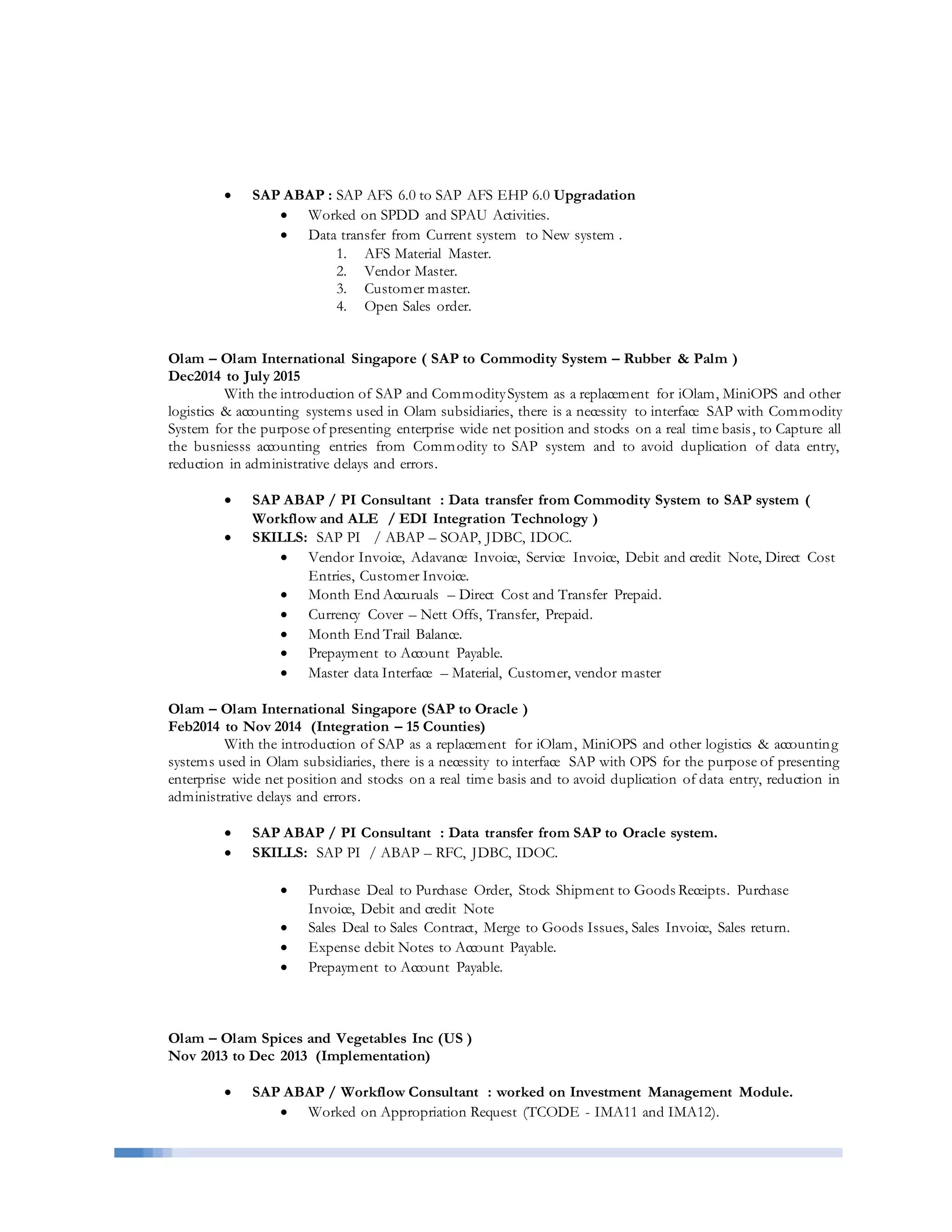 Anand_SAP ABAP | DOCX | Logistics | Business