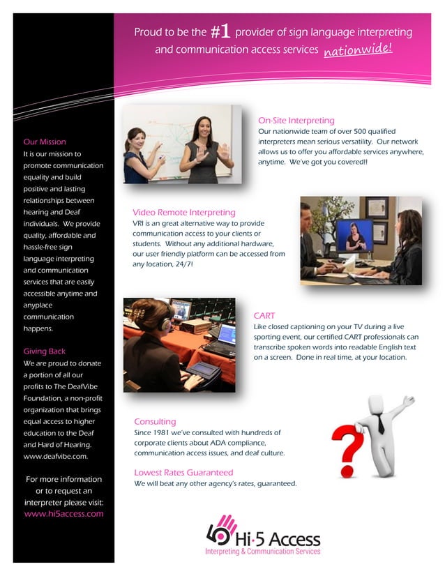 hi5access brochure | PDF