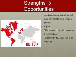NETFLIX- swot pest porter v3 | PPTX