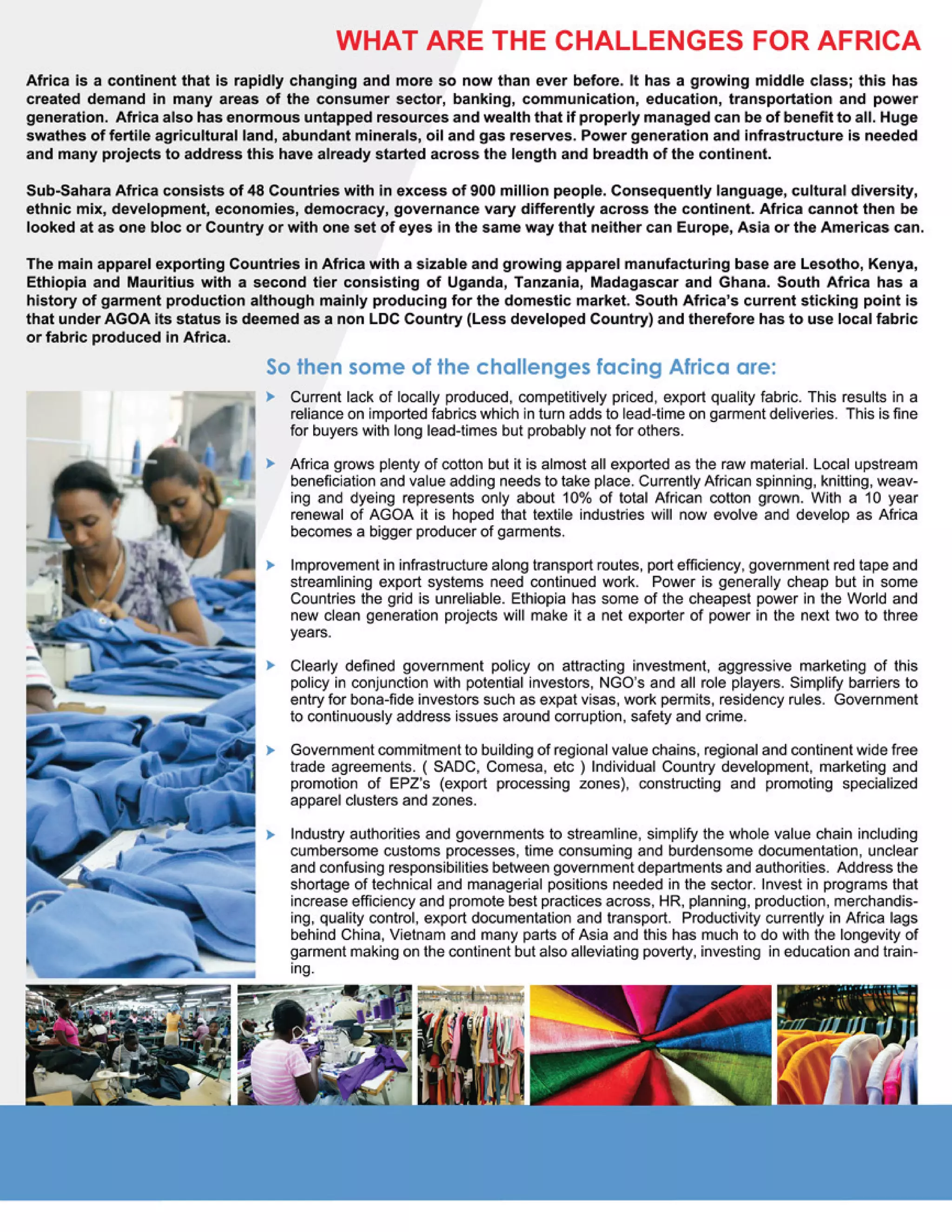Africa, The Next Frontier article by C. Wynne-Potts | PDF