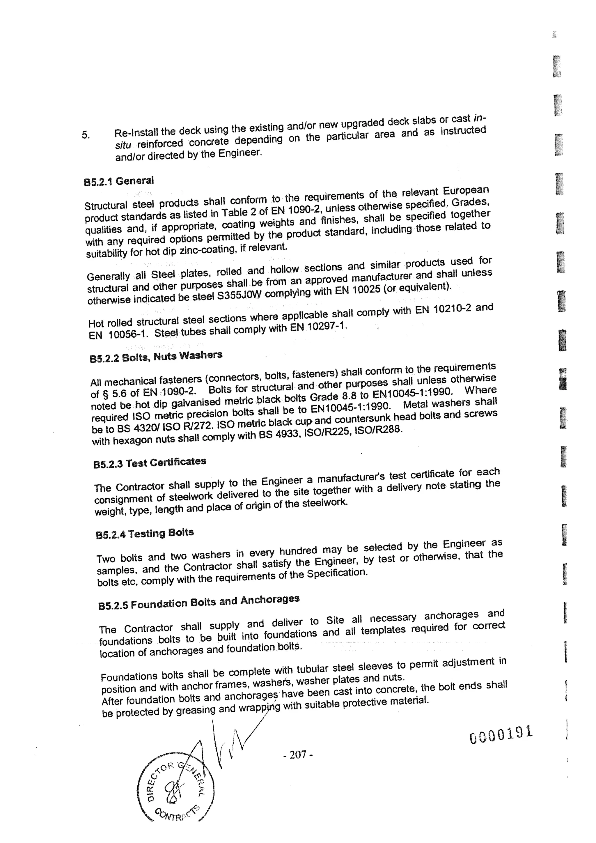 B5 specification for structural steelwork | PDF