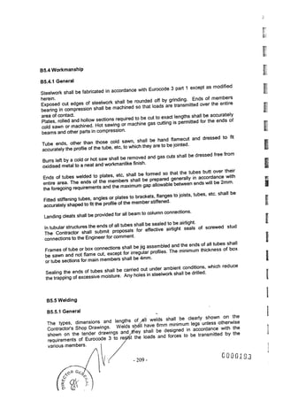 B5 specification for structural steelwork | PDF