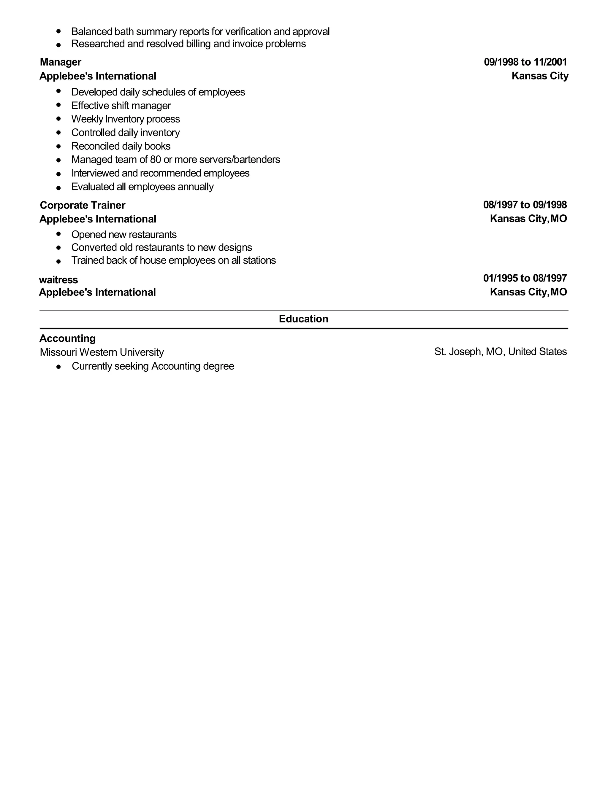 Amanda Lewis Resume | PDF