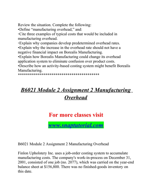 B6021 EXceptional Education/snaptutorial.COM | DOC