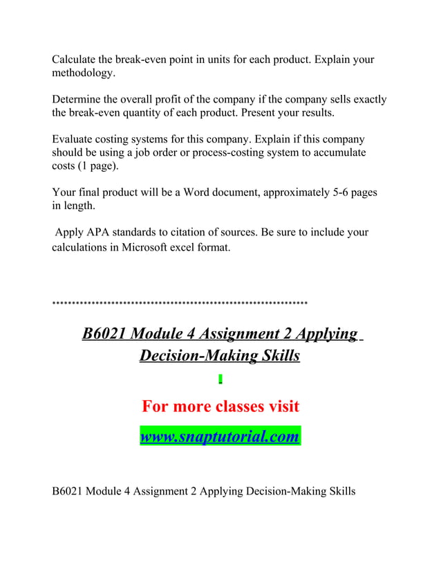 B6021 Education Organization -- snaptutorial.com