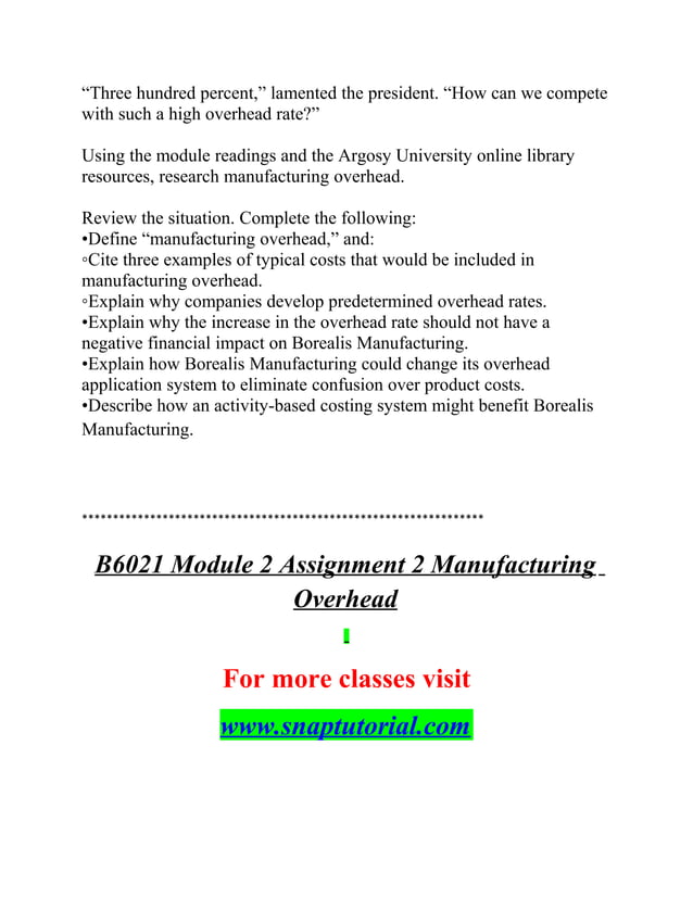 B6021 Education Organization -- snaptutorial.com