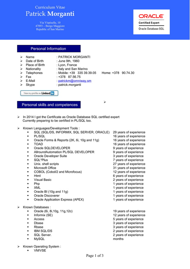 Patrick_Morganti_CV | PDF