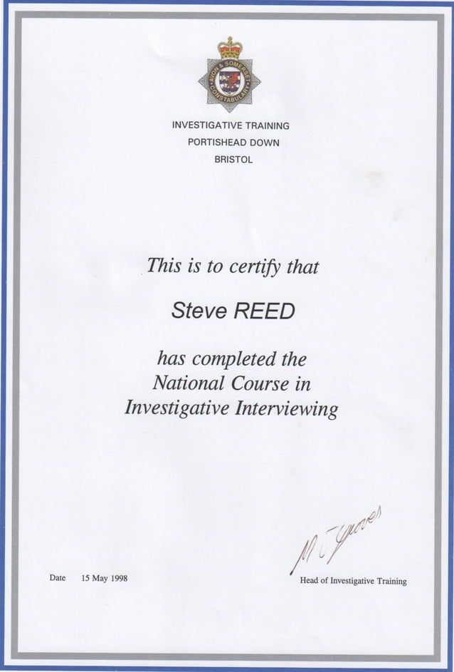 Invstigation Certificate | PDF