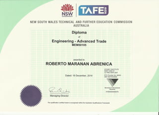 Tafe Cert Diploma | PDF