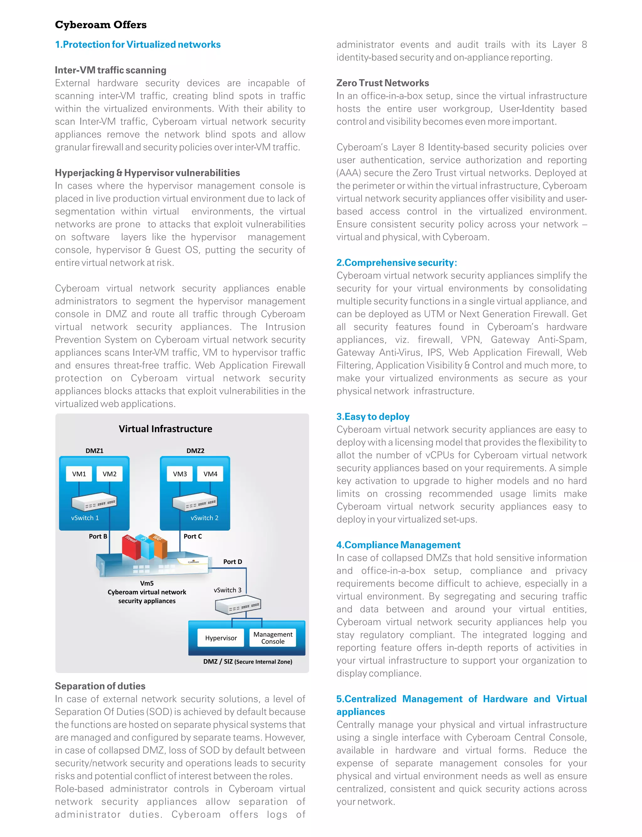 CyberoamVirtualSecurityBrochure | PDF | Home Appliances | Home & Garden