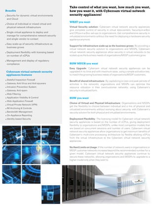 CyberoamVirtualSecurityBrochure | PDF | Home Appliances | Home & Garden