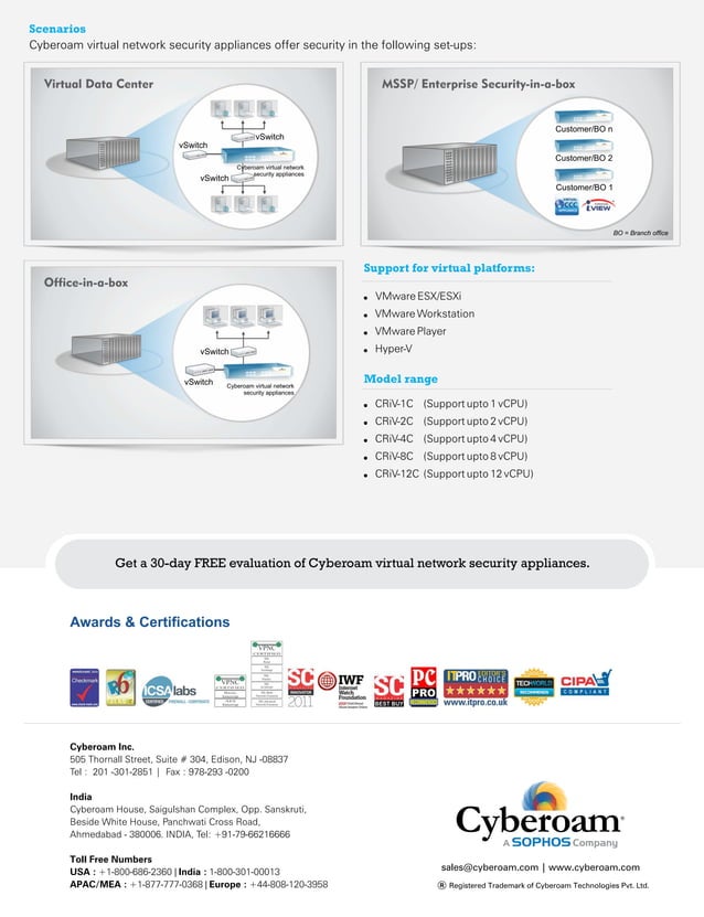 CyberoamVirtualSecurityBrochure | PDF | Home Appliances | Home & Garden