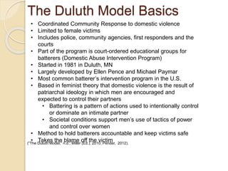 Working with an Involuntary Domestic Violence Group Final | PPTX