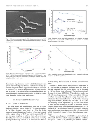 LDMOS technology for RF power amplifiers | PDF
