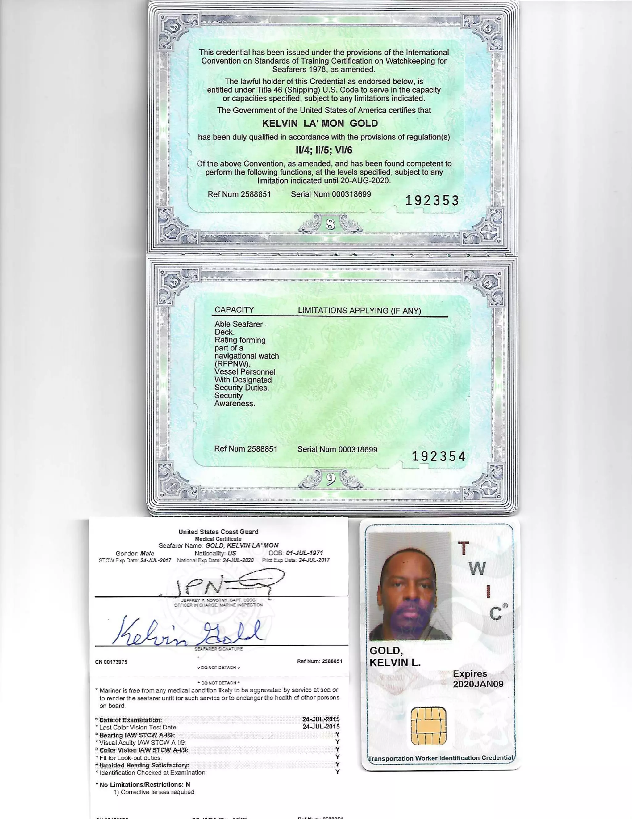 Credentials copy | PDF