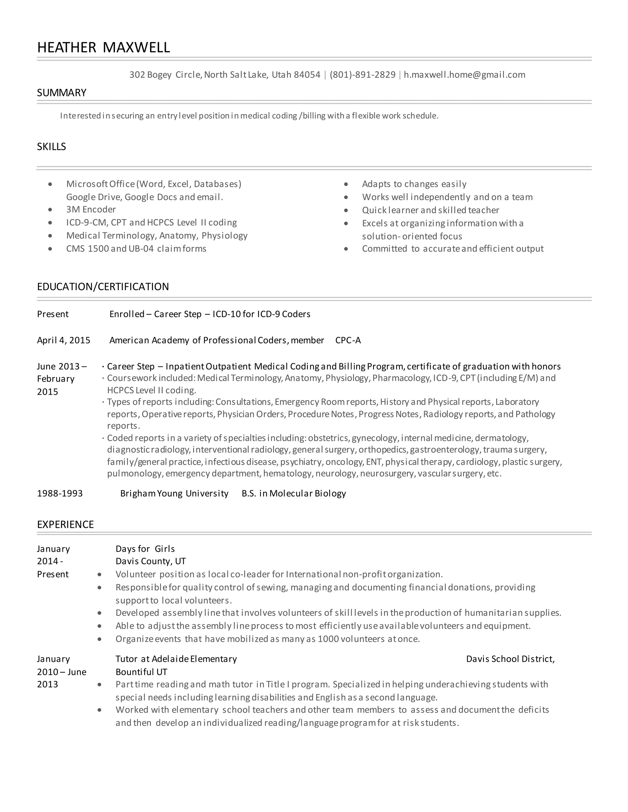 Resume -Heather Maxwell | DOCX