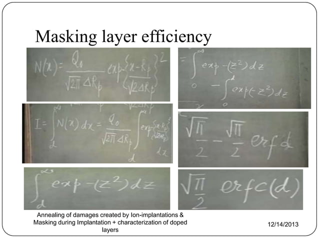 vlsi annealing and masking | PPTX