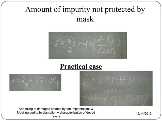 vlsi annealing and masking | PPTX