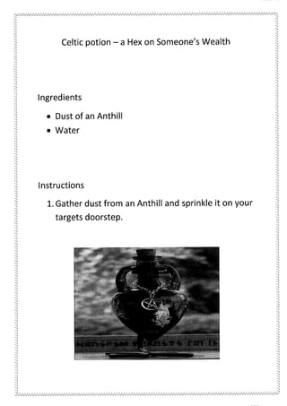 Celtic potions and concoctions | PDF | Desserts and Baking | Food & Drink