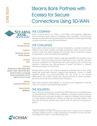 Stearns Bank case study 05.16 | Computer Networking | Computing