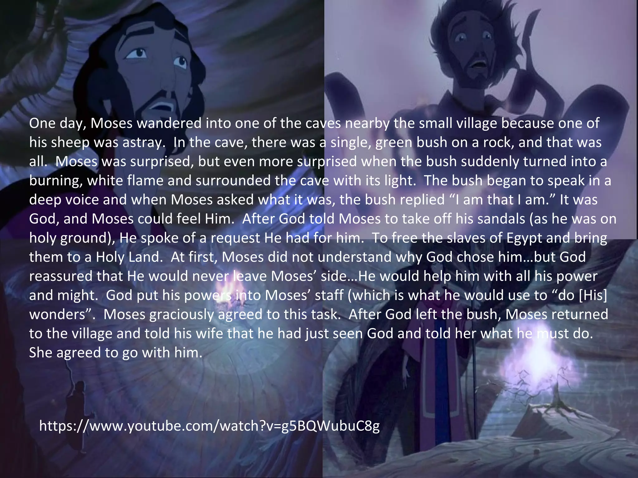 Moses Presentation (religion grade 11) | ODP