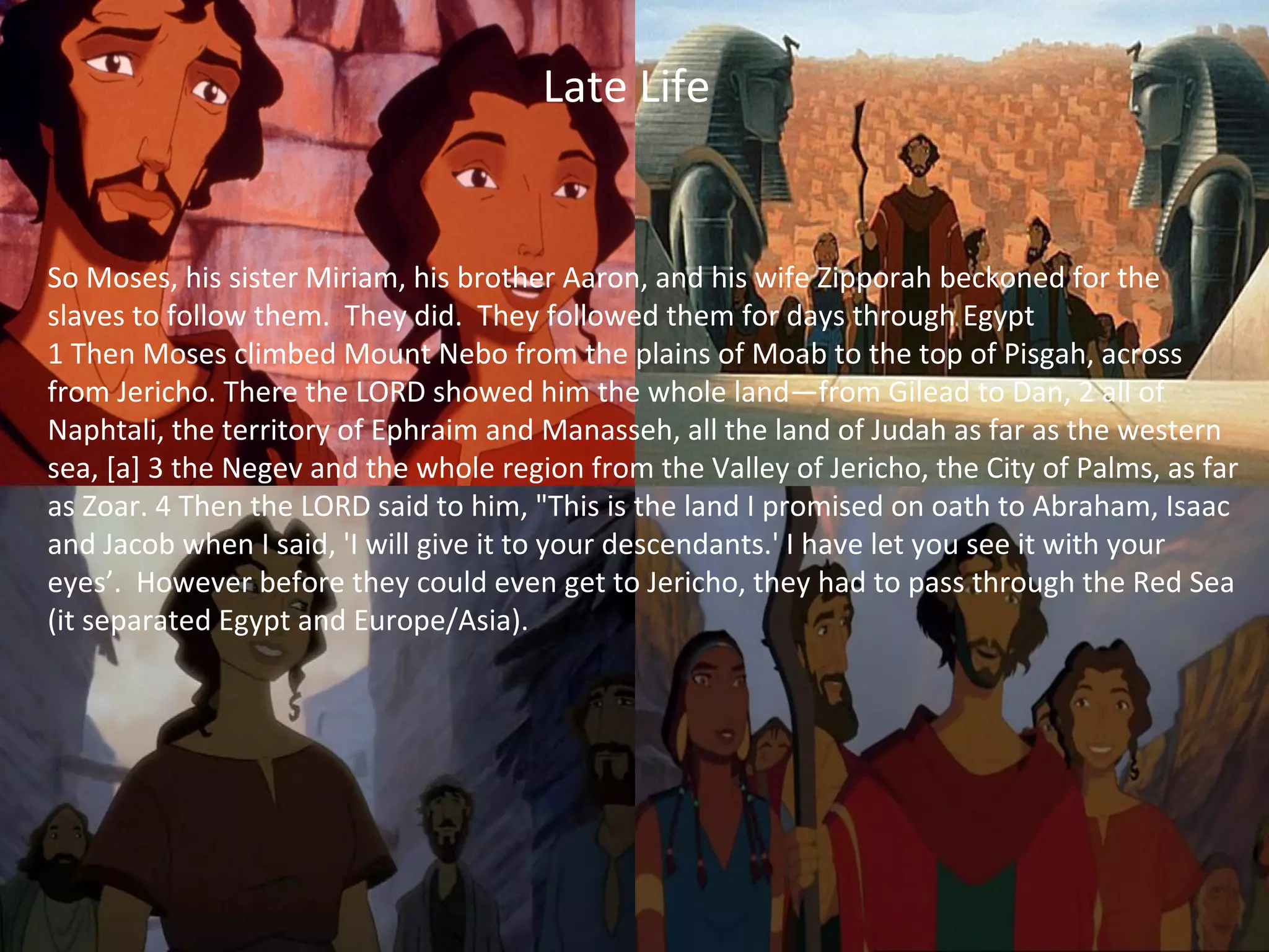 Moses Presentation (religion grade 11) | ODP