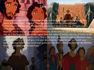 Moses Presentation (religion grade 11) | ODP