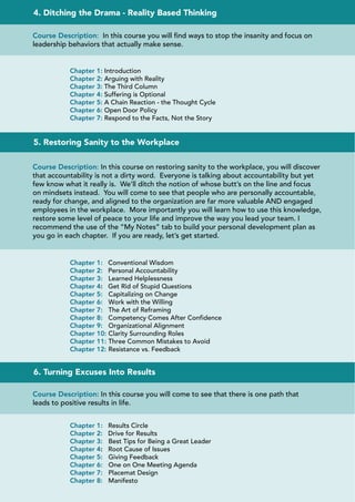 Reality-Based Leadership Outline | PDF