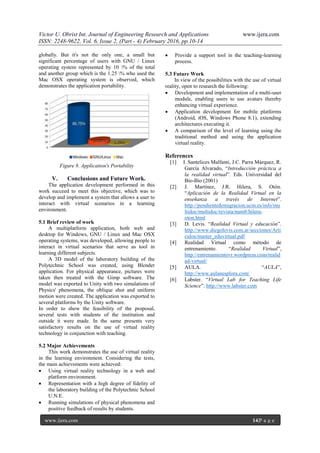 Application of Virtual Reality in a Learning Experience | PDF