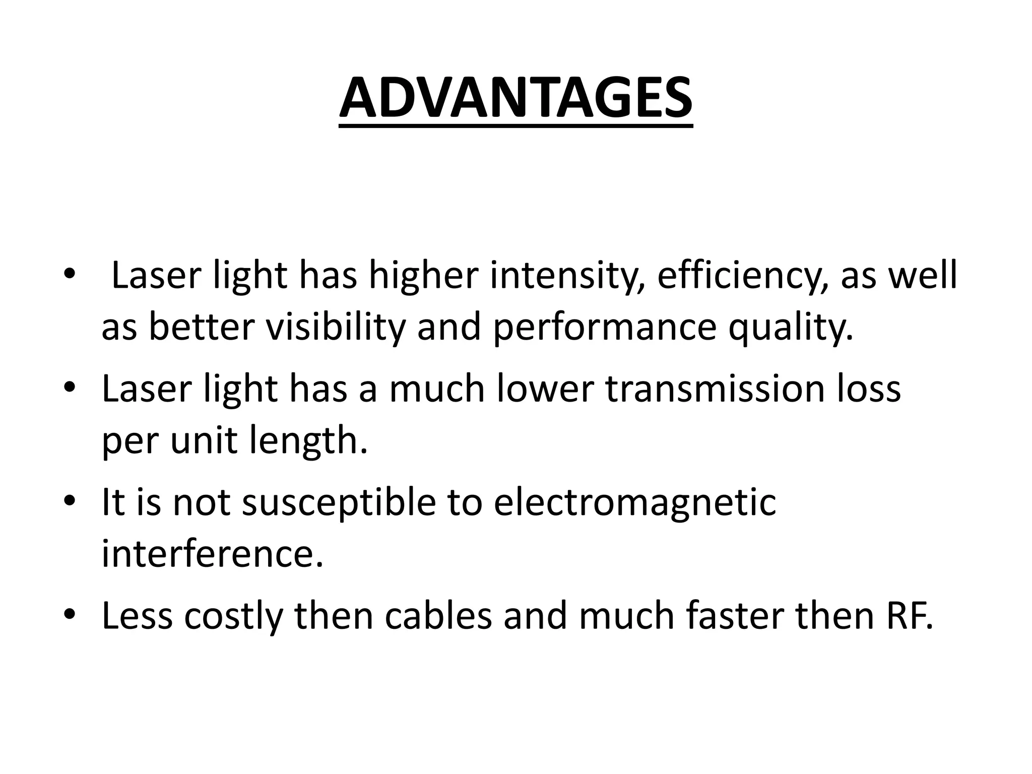 Data transmission using laser | PPTX
