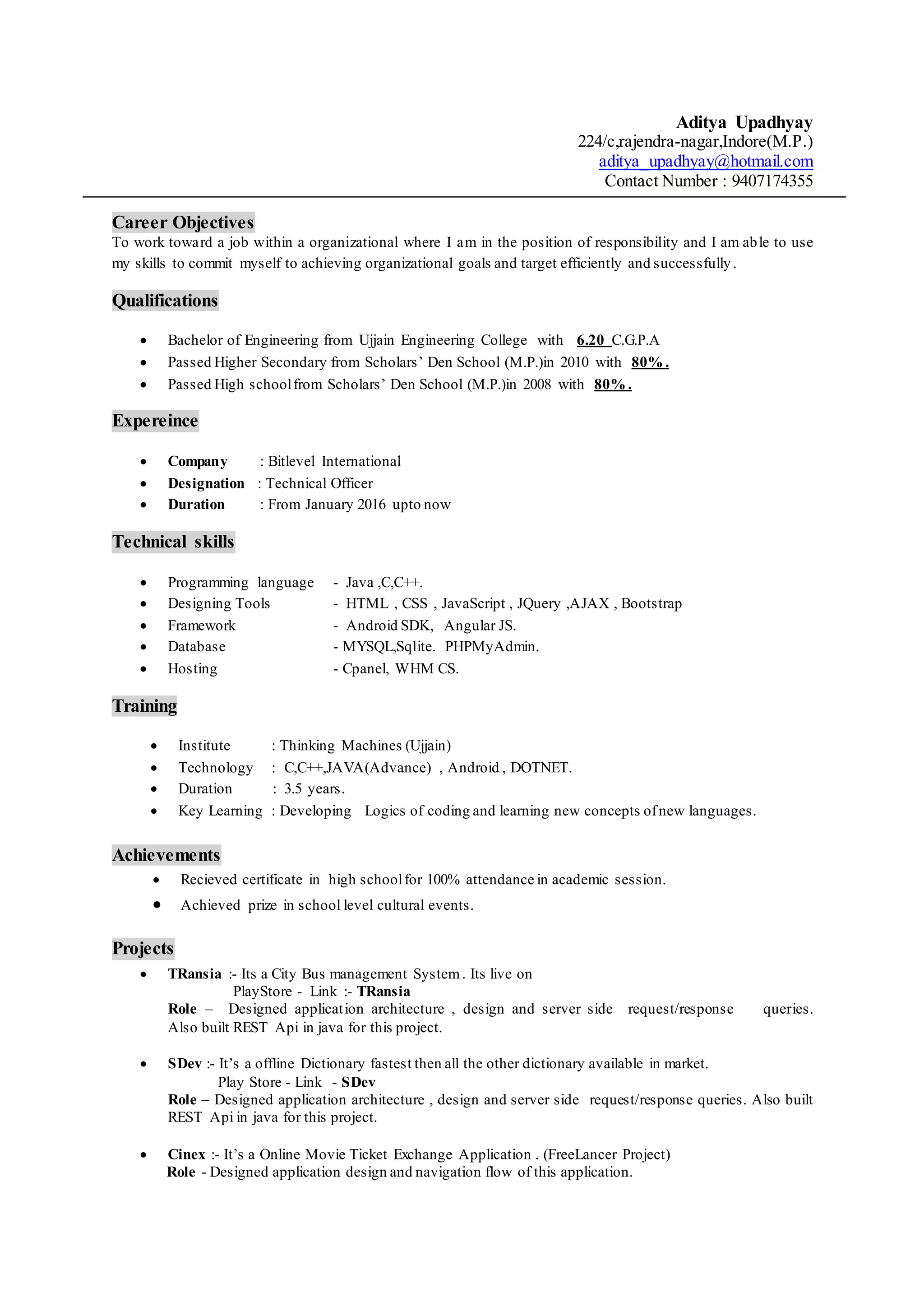 Updated _Aditya | DOCX | Programming Languages | Computing