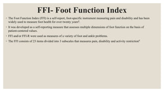 ANKLE DISABILITY | PPTX