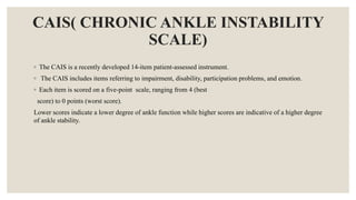 ANKLE DISABILITY | PPTX