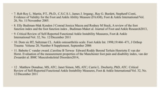 ANKLE DISABILITY | PPTX