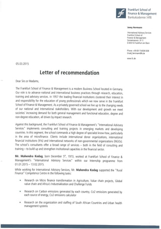 Letter of Recommendation_ Mahendra Kodag | PDF