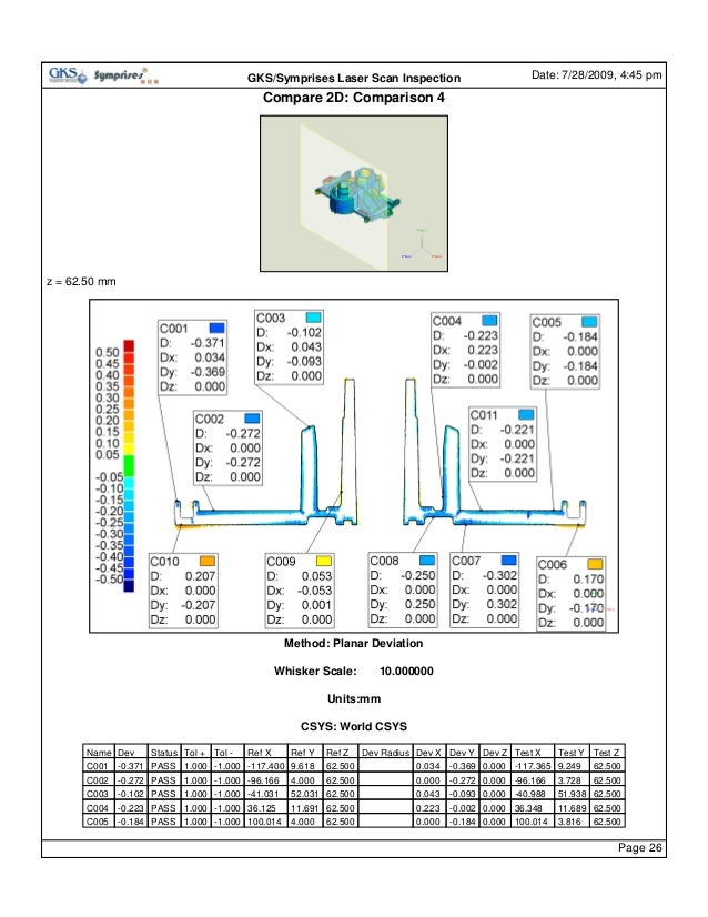 Laser Scanning Inspection Report-Reference