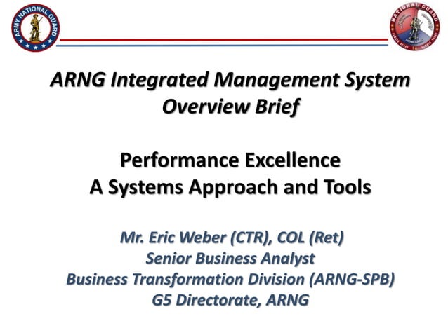 2016 IMS Intro brief | PPTX | Defense Industry | Industries