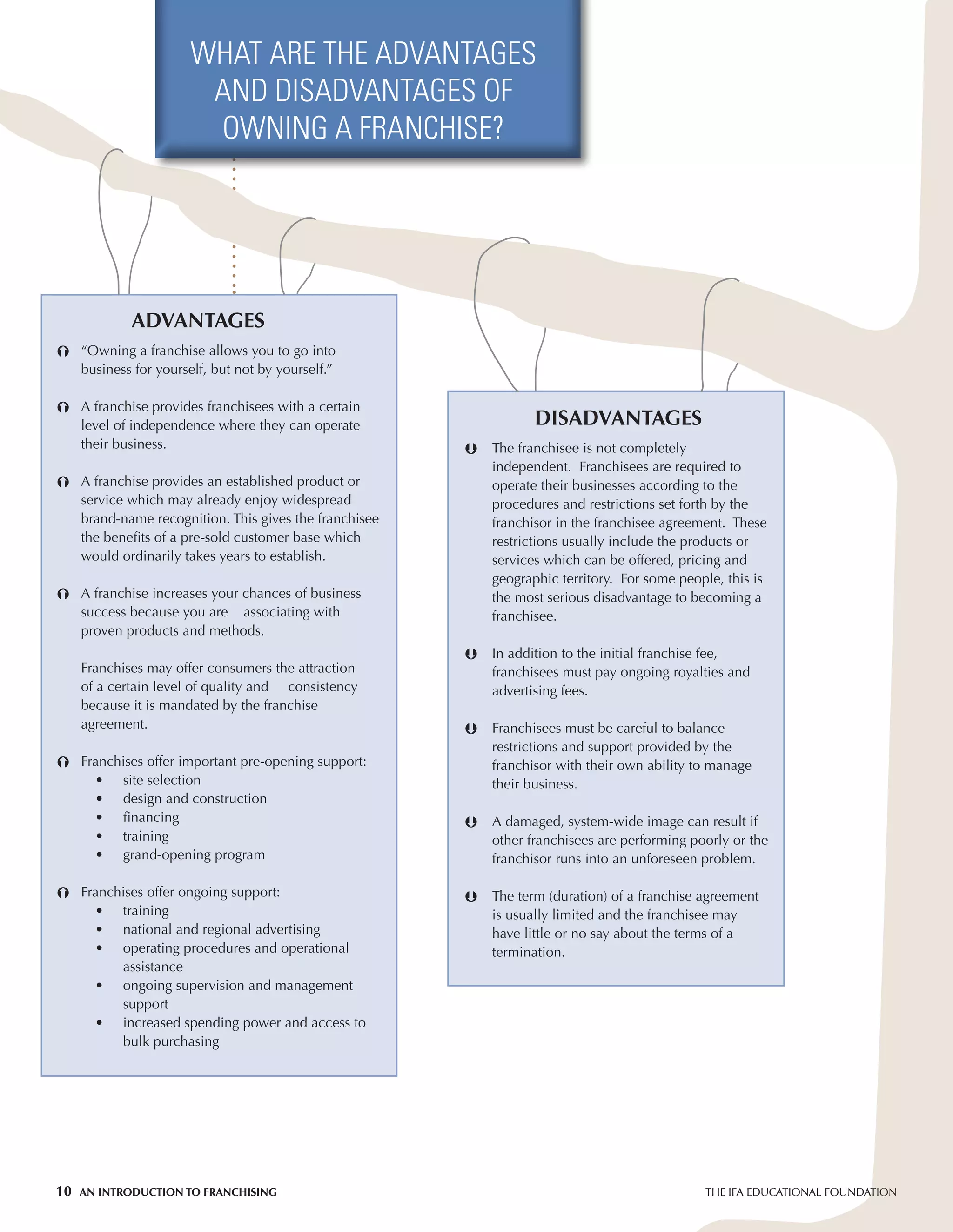 Introduction to Franchising-IFA | PDF