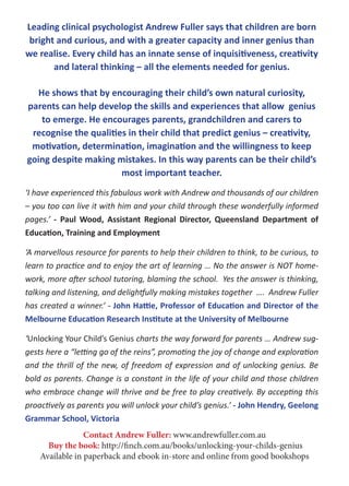 Unlocking Your Child's Genius postcard final | PDF