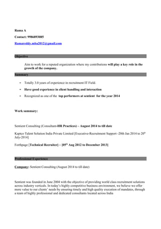 Rama-Consultant-HR Practices (1) | PDF