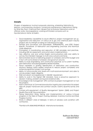 Radhuan CV 2015 latest | DOCX