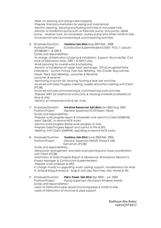 Radhuan CV 2015 latest | DOCX