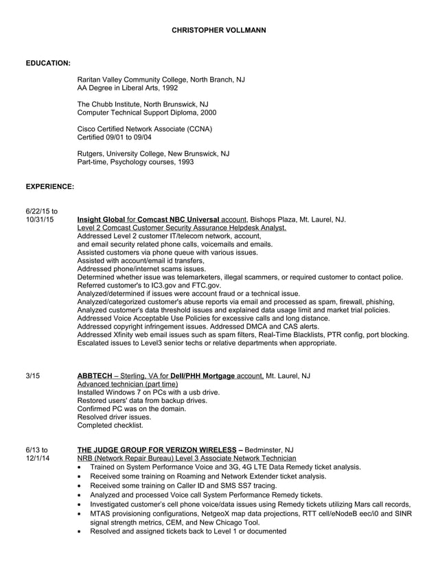 ACTIVE_CURRENT_Christopher Vollmann RESUME_6_20_16_.DOC format | PDF
