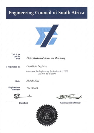 ECSA Registration | PDF | Free Download