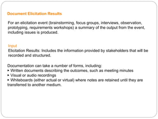Elicitation Techniques | PPTX