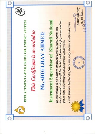 Safety Certificate 2 | PDF