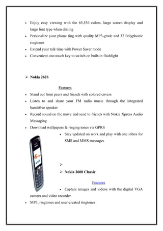 Final Nokia project | PDF