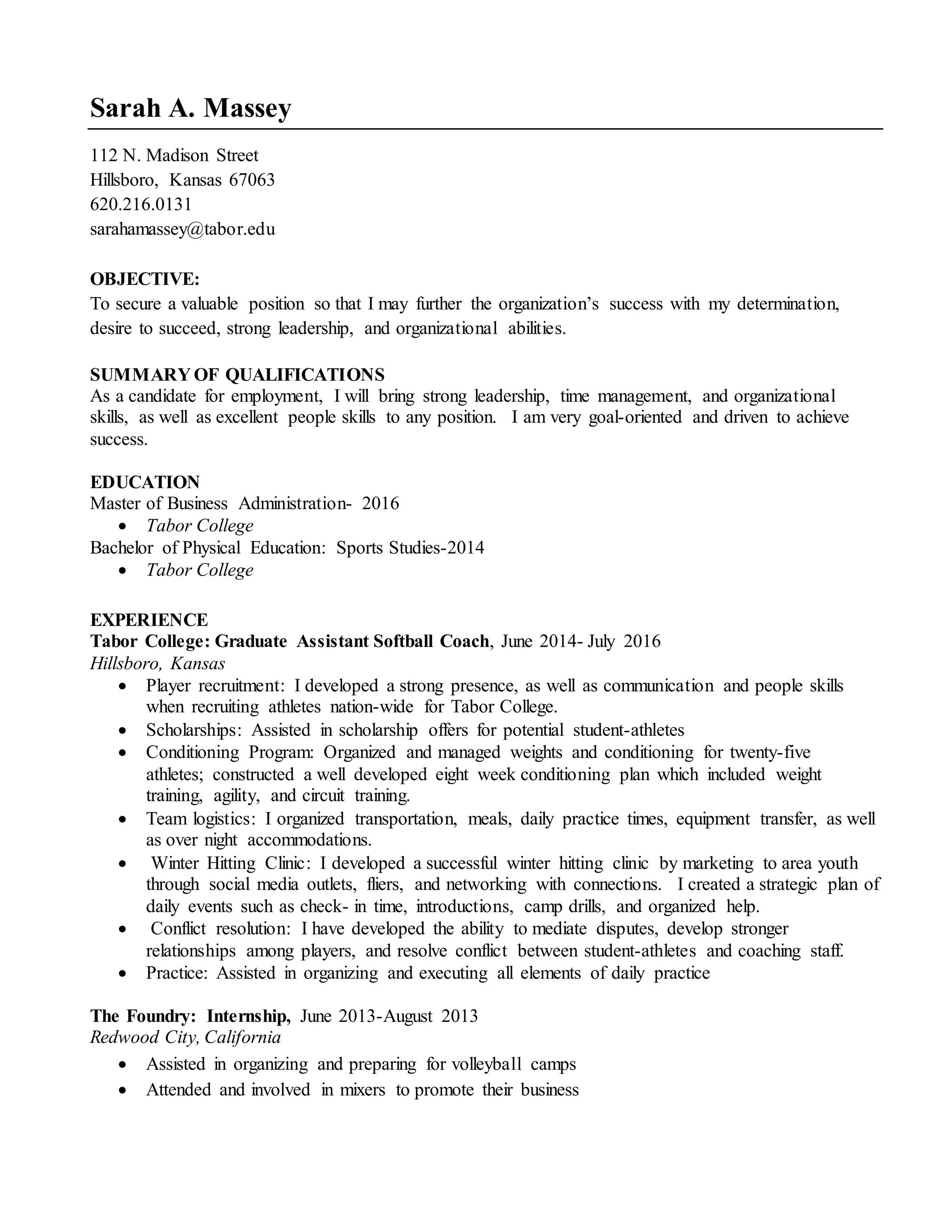 Official Resume -2016 | DOCX
