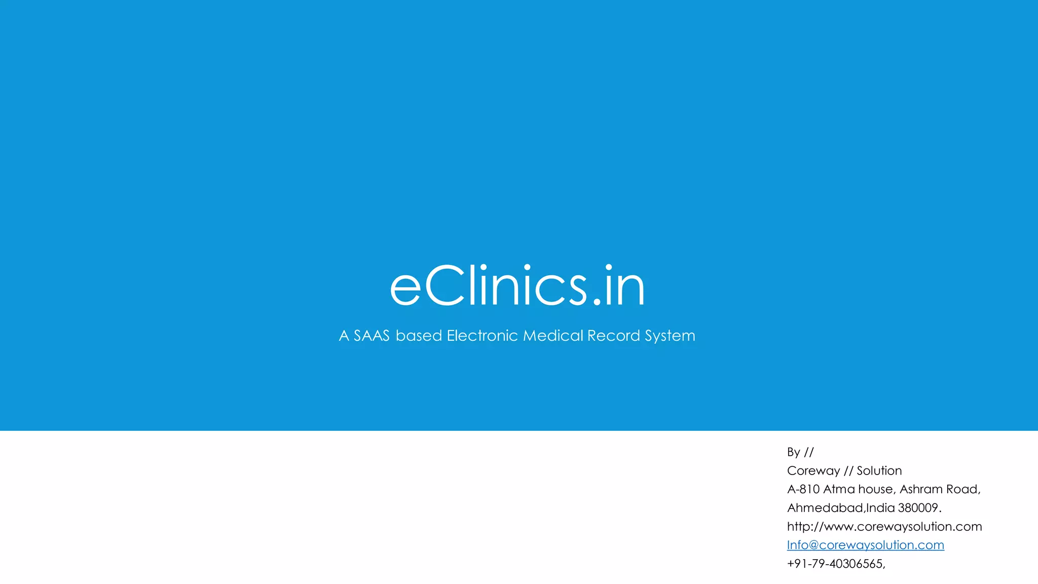 E-Clinics Presentation | PDF
