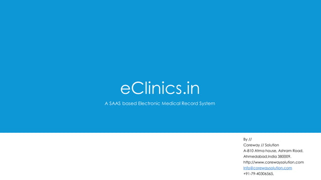 E-Clinics Presentation | PPT